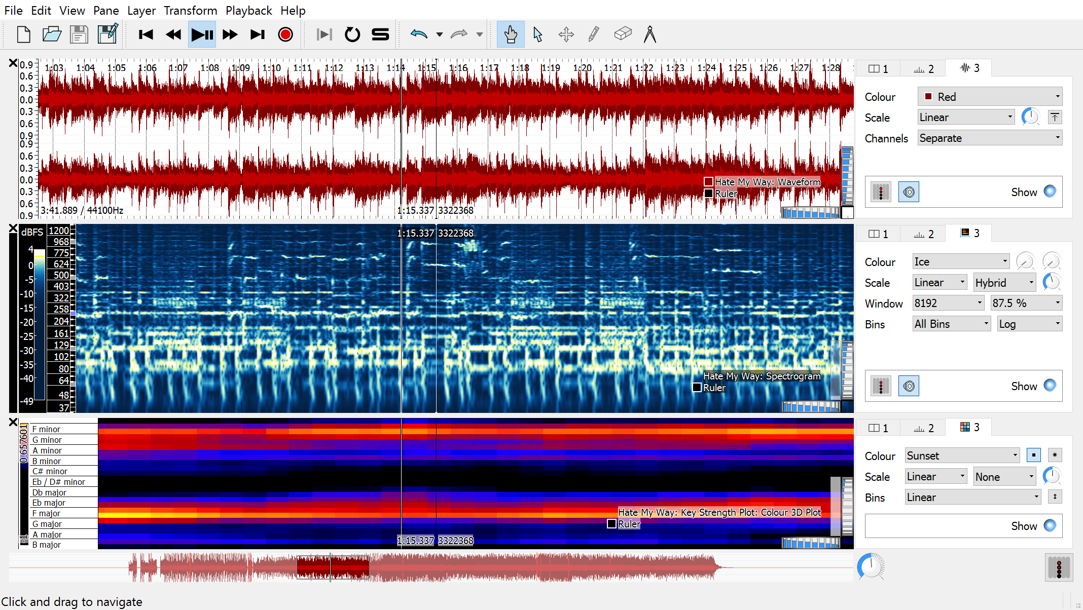 Sonic Visualiser Sonic Visualiser